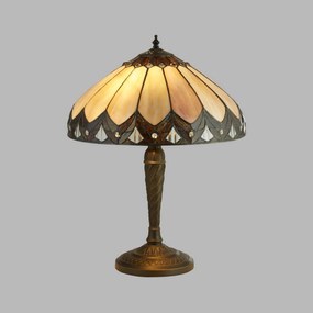 Stolní lampa Pearl ve stylu Tiffany, výška 53 cm