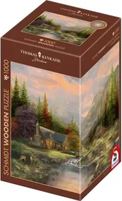 SCHMIDT Dřevěné puzzle Sierra Paradise / 1000 dílků / 69,3 x 49,3 cm