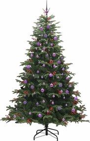 Umělý vánoční stromeček Zelená 240 cm PVC, kov a plast 3395574
