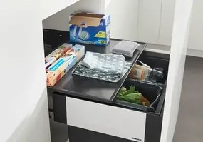 Blanco Select - Vestavný odpadkový koš dělený - objem 49 l