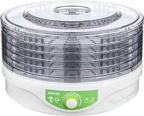 SENCOR SFD 2105WH bílá / Sušička ovoce / 250 W / Průměr síta: 33 cm /