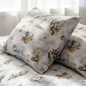 Perkálové bavlněné povlečení do postýlky Zasněný Malý princ Velikost: 100 x 135 + 45 x 65