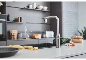 GROHE 31653AP0 - Dřez K700U 457 × 406 mm kámen/černá