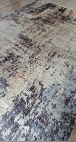 HU Šedo-béžovo-modrý moderní koberec VELVET M299 Rozměr: 50x80 cm