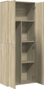 Skříň highboard dub sonoma 70 x 35 x 180 cm kompozitní dřevo 3276660