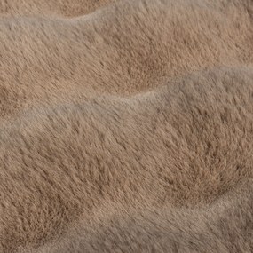 Flair Rugs, Kusový koberec Waffle Faux Fur Taupe, 180x290, hnědá, ložnice