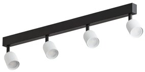 TK LIGHTING Bodový lustr - TOP 6268, 230V/10W/4xGU10, bílá/černá