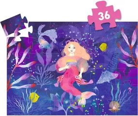 DJECO Puzzle Mořská víla Ella / 36 dílků / 42x30 cm