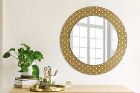 Kulaté dekorativní zrcadlo Deco vintage fi 50 cm