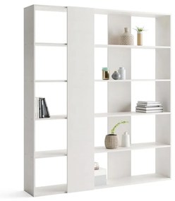 Mobili Fiver Knihovna RACHELE 204x178x36cm,bílošedá