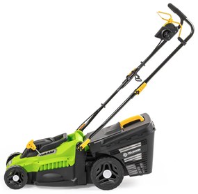 Fieldmann FZR 2033-E Elektrická sekačka Příkon 1 400 W, Šířka záběru 33 cm, 5 pozic nastavení výšky, Výška sečení 25 - 70 mm, Plastový sběrný koš 30