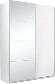 XXXLutz ŠATNÍ SKŘÍŇ S POSUVNÝMI DVEŘM, bílá, 150/210/62 cm P & B - Šatní skříně - 000885000901