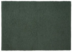 SCANquilt prostírání VELUR zelená 45 x 150 cm