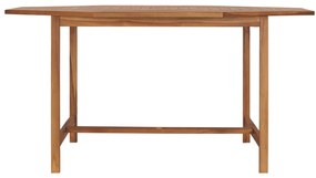 49009 vidaXL Zahradní stůl 150 x 150 x 75 cm masivní teakové dřevo
