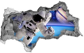 Wallmuralia Foto fotografie díra na zeď Astronaut 95x73 cm