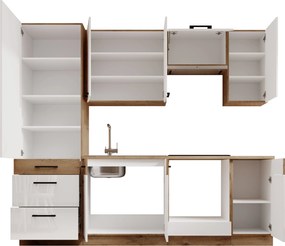 ADRK Furniture Kuchyňský nábytek VIKA 240 ADRK-KF-VIK-WSLO-240