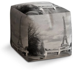 Sablio Taburet Cube Eiffelova věž 5: 40x40x40 cm