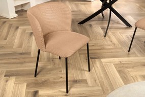 Designová jídelní židle Bayram růžová