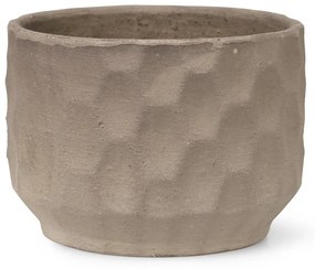 Kameninový květináč Gro Brown Sand 16,5 cm Kähler