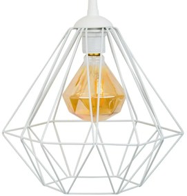 Stropní svítidlo Diamond 25 cm bílé