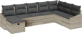 Set pohovek 9 ks polyratan 3360663
