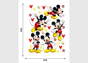 Dětská samolepka na zeď Disney Myšák Mickey | 65 x 85 cm | DDK2311