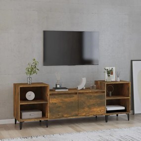 Tv Skříňka 160 X 35 X 55 Cm Kompozitní Dřevo Kouřový dub