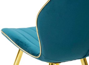 Designová jídelní židle Dandelion II petrolejová