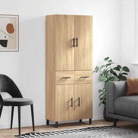 Skříň highboard dub sonoma 69,5 x 34 x 180 cm kompozitní dřevo 3198172