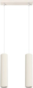 Sollux Lighting Závěsné svítidlo KARBON 2 béžové