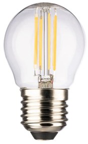 LED žárovka-kapka E27 4W 2 700 K Filament čirá