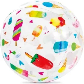 INTEX Míč nafukovací LIVELY PRINT BALL 51 cm / Duha / Vinyl