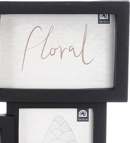 Fotorámeček na více fotografií, 12 fotek 10x15 cm, černý