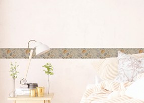 Samolepící bordura na zeď Přírodní Ornament | 5 m x 13.8 cm | DWB8431