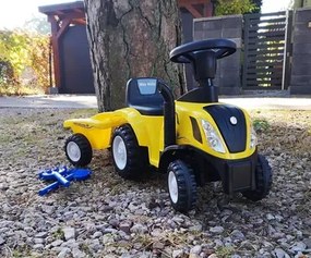 Odrážedlo traktor New Holland T7 / žluté