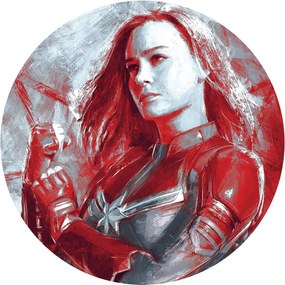 Komar Samolepicí vliesová fototapeta Dot Avengers Painting Captain Marvel pr.125