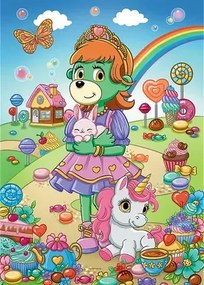 Trefl - Puzzle - Třpytivé puzzle Treflíci: Třpytivá Treflinka / 100 dí