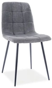 Jídelní židle Marlana (šedá + černá). 1050504