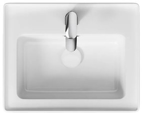 Cersanit Crea, závěsná skříňka s umyvadlem 50cm, set B113, dub, S801-287