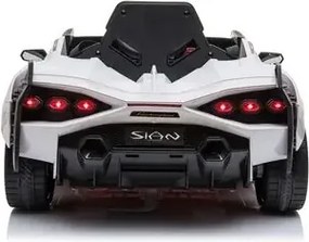 Eljet Dětské elektrické auto Lamborghini Sian bílá / 25 W / Rychlost:
