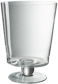 Skleněná váza Hurricane na noze - Ø 13*21 cm