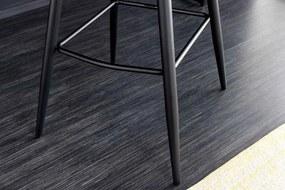 Designová barová židle Natasha petrolejový samet