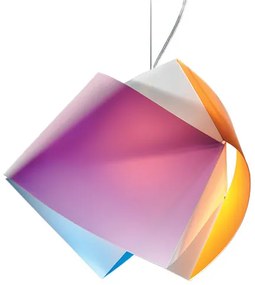 Slamp Gemmy, závěsné svítidlo z Lentiflexu, arlecchino, 1x75W, šírka 42cm