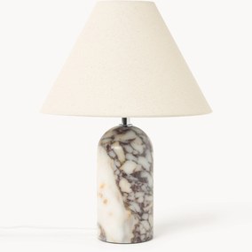 Stolní lampa's mramorovou podstavou Calacatta Viola Gia