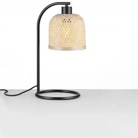 LED přírodně-černá stolní lampa Intra