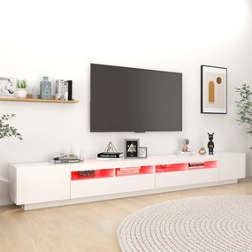 TV skříňka s LED osvětlením bílá 300 x 35 x 40 cm 3081924