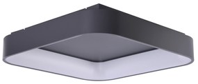 Moderní LED stropní svítidlo Solvent S 110 šedé s dálkovým ovladačem