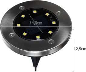 Solární zahradní světla - 12ks Gardlov 24001