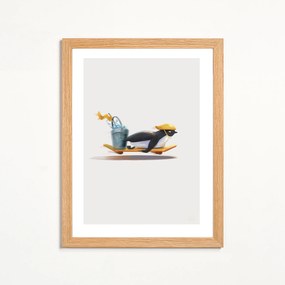 Lucie Talaber | Expresní donáška ledu Rám: Černý, Velikost: 60 x 40 cm
