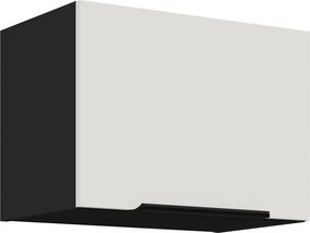 ARIA wb | horní skříňka 50 GU-36 1F výklopná | 50 cm | ANTI FINGERPRINT povrch | černá/bílá